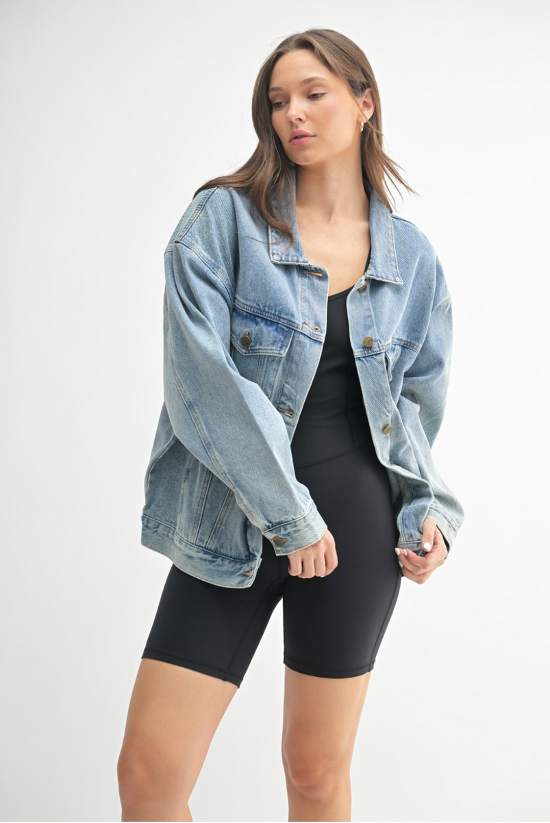 Boxy-Cut Denim Jacket – Shop BlueWaters